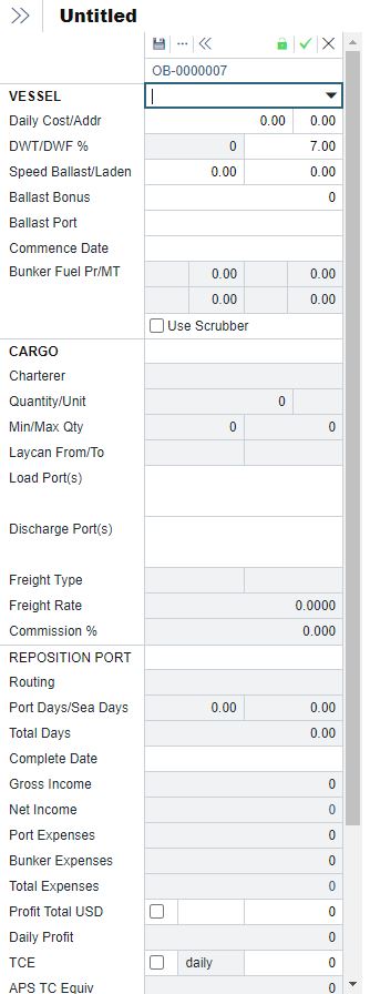 IMOS - Estimate, Column View